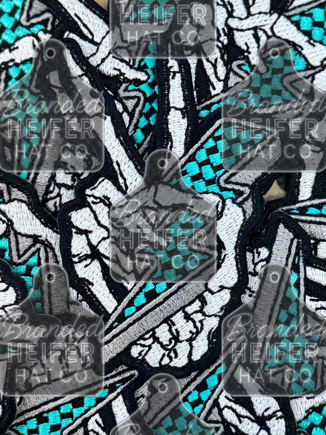 SKELLY HAND WITH BOLT | EMBROIDERY PATCH – The Branded Heifer Hat Co