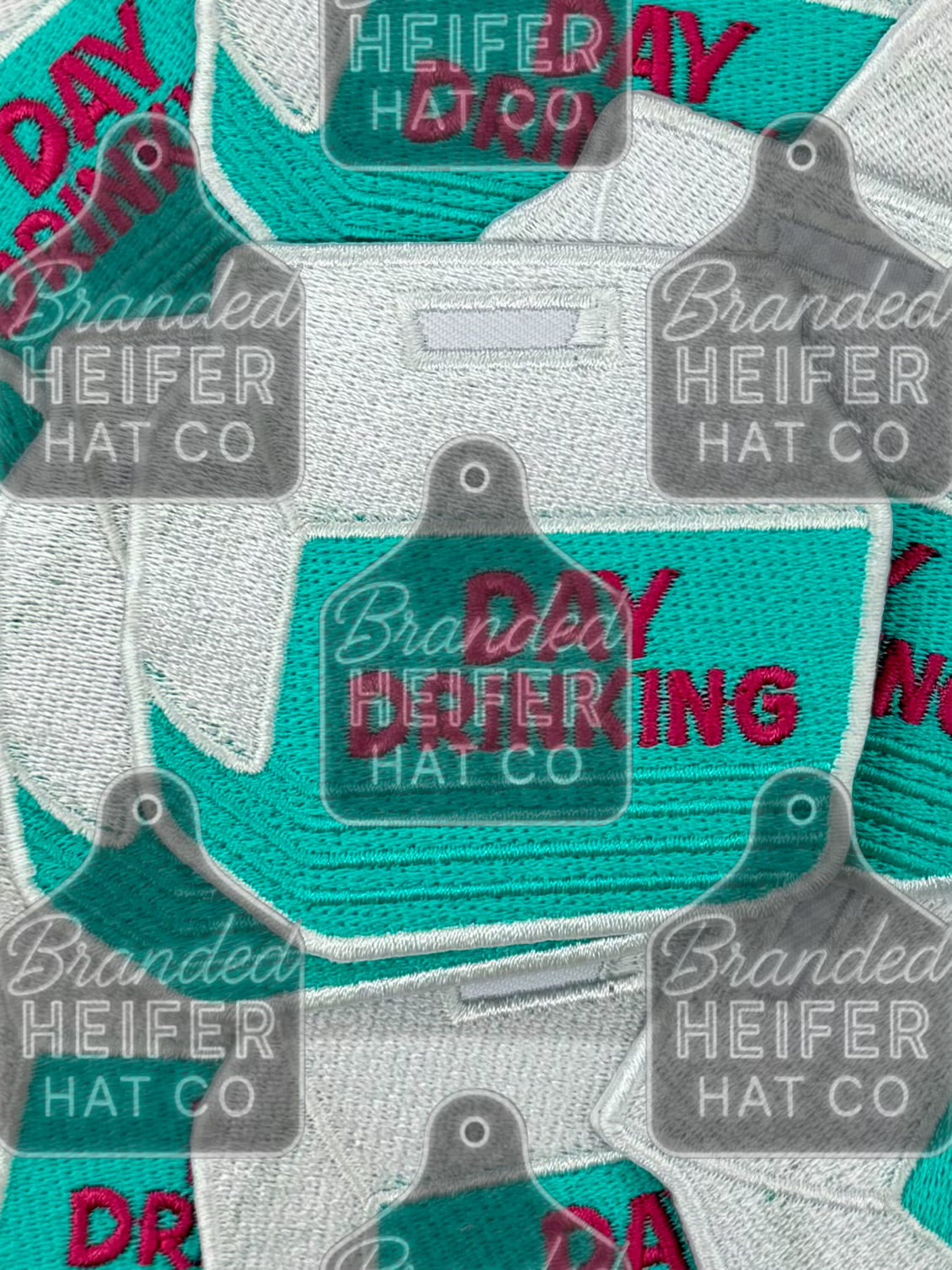 DAY DRINKING | EMBROIDERY PATCH – The Branded Heifer Hat Co