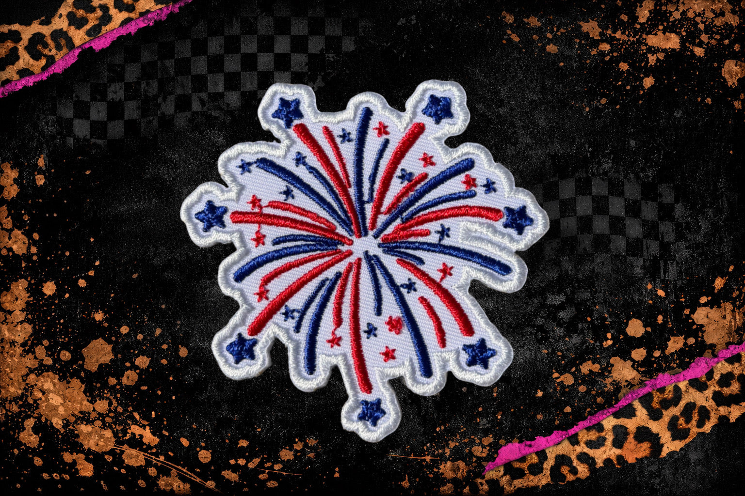 FIREWORKS | EMBROIDERY PATCH – The Branded Heifer Hat Co