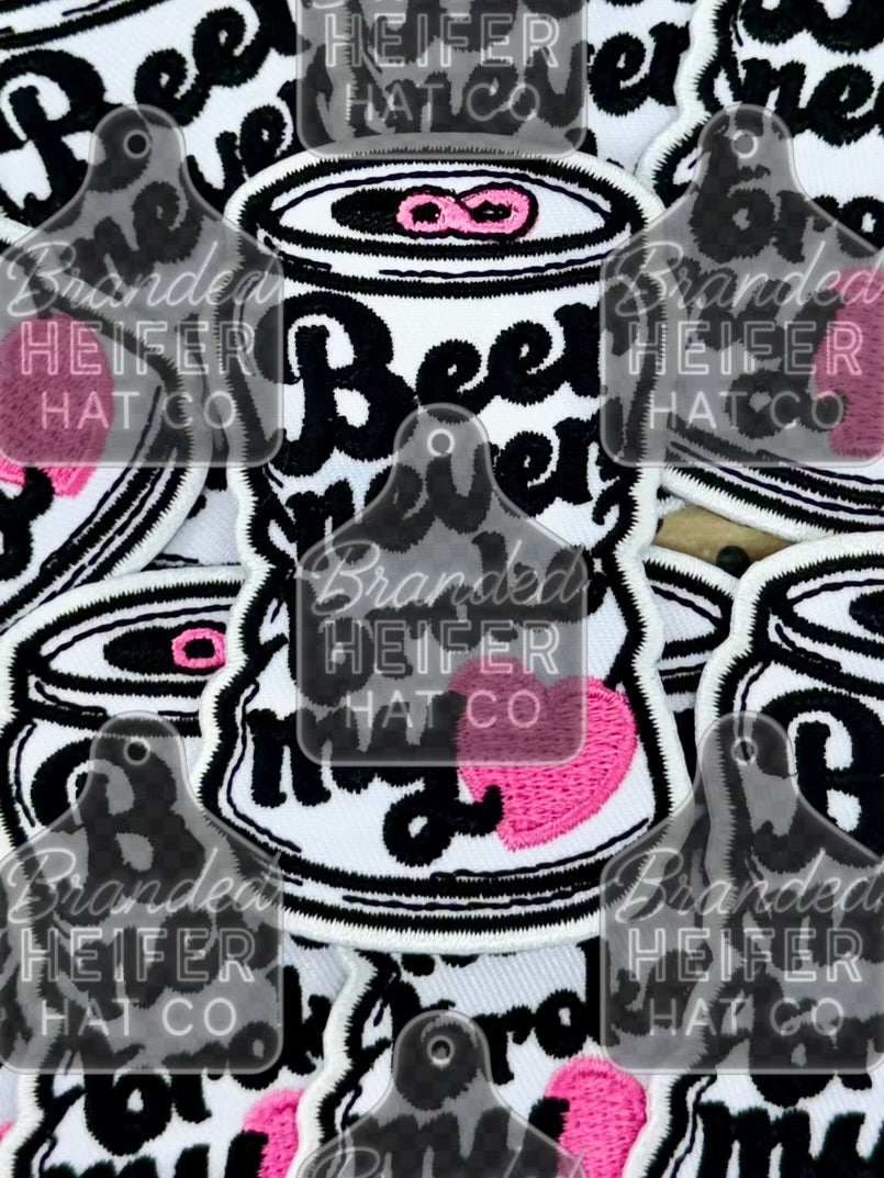 BEER NEVER BROKE MY HEART | EMBROIDERY PATCH – The Branded Heifer Hat Co