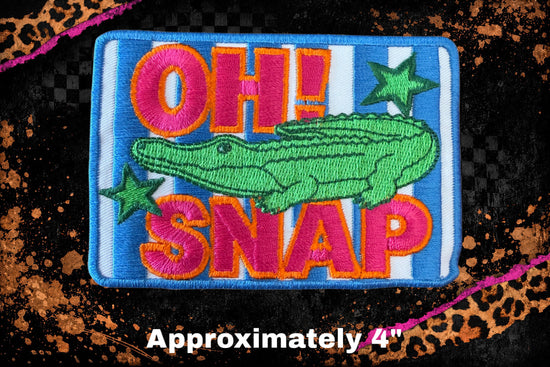 OH SNAP | EMBROIDERY PATCH – The Branded Heifer Hat Co
